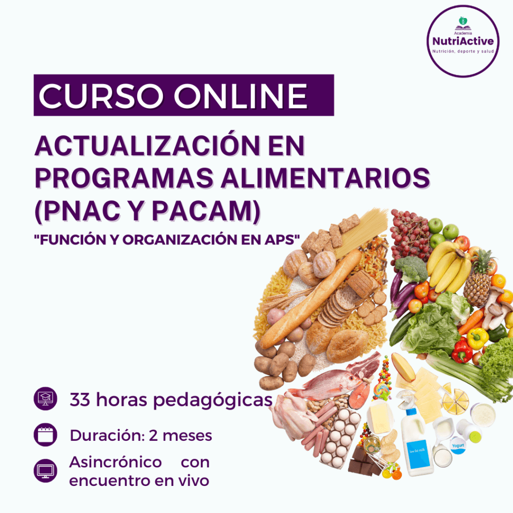 Actualización en programas alimentarios: PNAC y PACAM (5° Cohorte ...