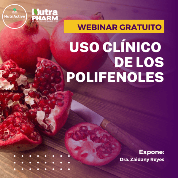 WEBINAR GRATUITO: Uso clínico de los polifenoles – Academia Nutriactive