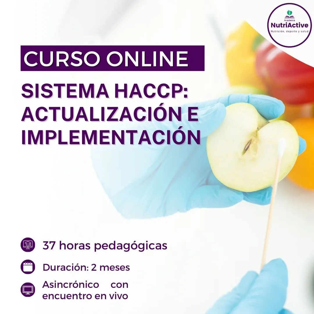Sistema HACCP: Actualización e implementación (3º Cohorte) - Academia Nutriactive
